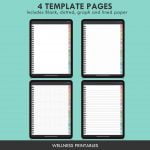 Mood Tracker Digital Planner for iPad, Goodnotes, Noteshelf - Wellness ...