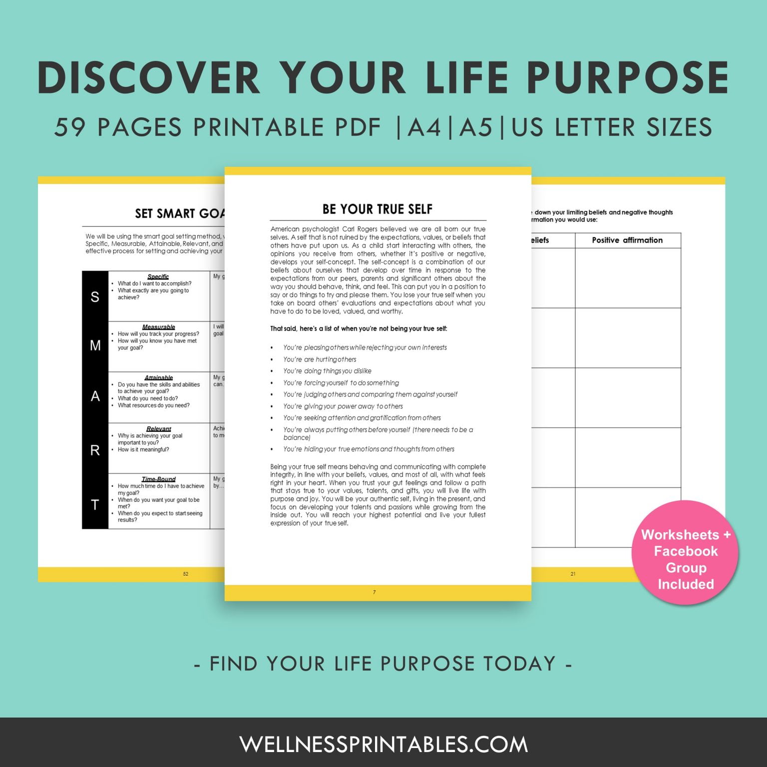 The Life Purpose Workbook: A 5-Step Guide to Find Your Life Purpose ...