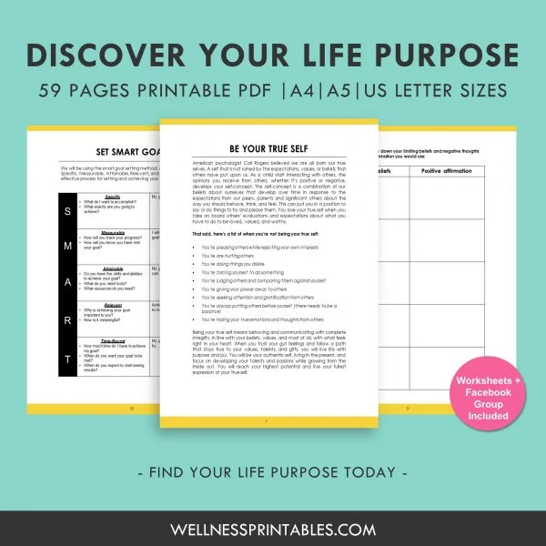 The Life Purpose Workbook: A 5-Step Guide to Find Your Life Purpose ...