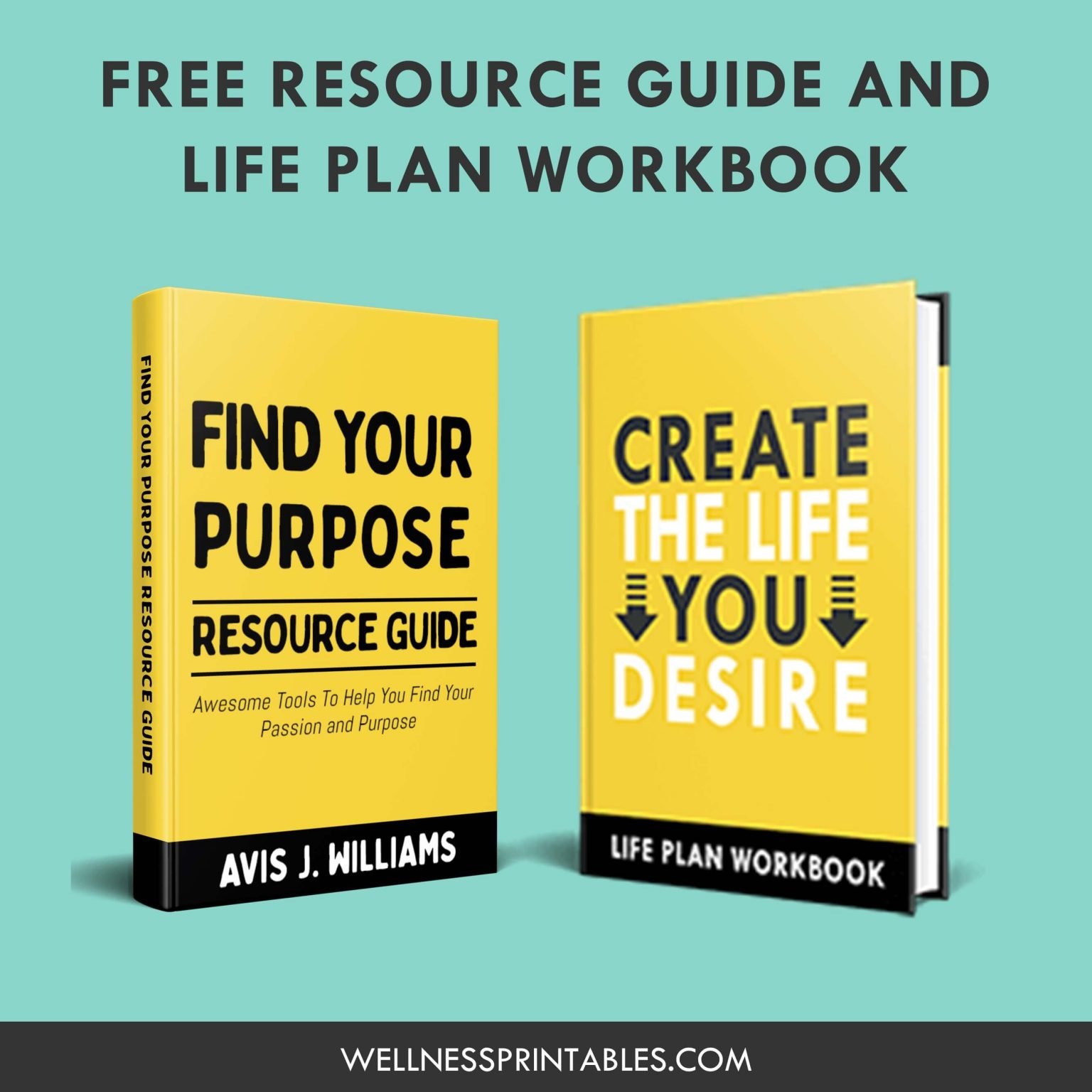 The Life Purpose Workbook: A 5-Step Guide to Find Your Life Purpose - Wellness Printables