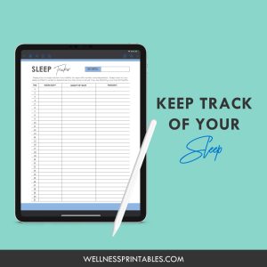 Sleep Tracker Journal And Guided Sleep Meditation - Wellness Printables