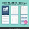 Sleep Tracker Journal And Guided Sleep Meditation - Wellness Printables