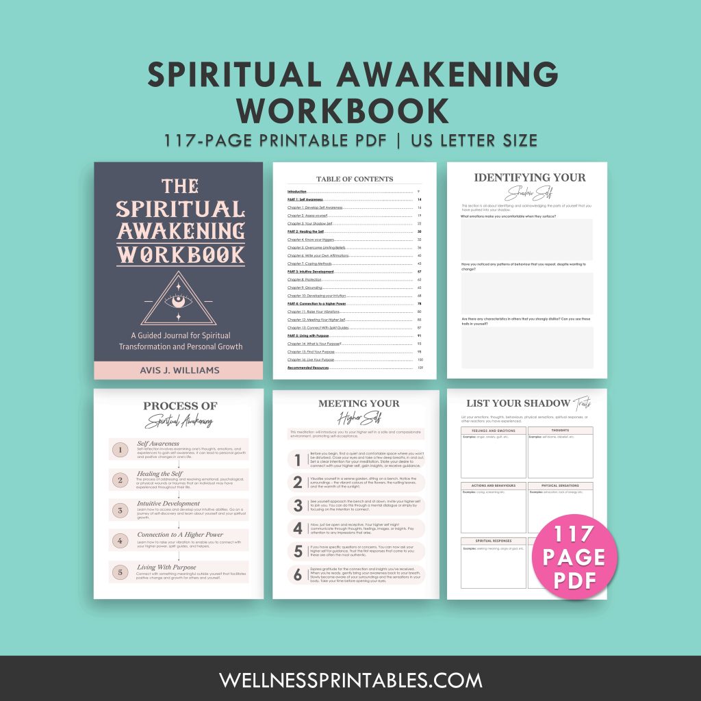Spiritual Awakening Journal: A Guided Workbook for Personal Growth ...